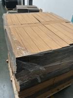 China Luxury Series 500x500mm WPC Flooring - Waterproof Wood-Plastic Composite with 28-Step Manufacturing Process for sale