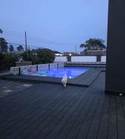China Universal WPC Flooring Outdoor Integrated Solution 3mm Wear Layer 10k Cycles for sale