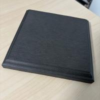 China WPC Balcony Waterproof Outdoor Floor End Covering 101x101mm Composite Deck Board Skirting for sale