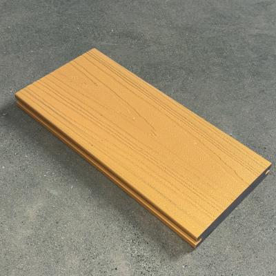 China Metallic WPC Patina Glimmer Gold Decking 40% Heat Reduction Anti-Fingerprint Panel for sale