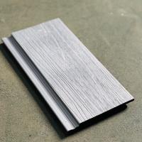 China Moonlight Silver Metallic WPC Panels — Architectural Brilliance with Composite Resilience for sale