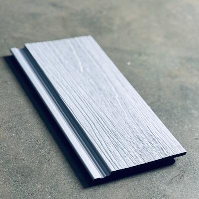 China Blue Silver Metallic WPC Panel 120°C Heat Resistant Self Cleaning Hydrophobic Building Material for sale