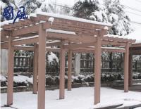 China Hexagon Wood Plastic Composite WPC Pergola WPC Pavilion for sale