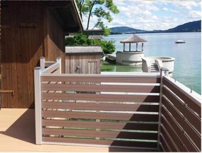 China Concealed Fastener WPC Fencing Panel for Modern Home Boundary for sale