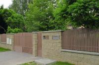 China Concealed Fastener WPC Fencing Panel for Modern Home Boundary for sale