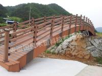China WPC Wood Plastic Composite Fence Post 60% Bamboo Fiber for Garden Durable for sale