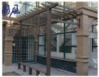 China Garden Outdoor Wood Plastic Composite Pergola for sale