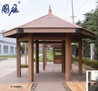 China Garden Outdoor Wood Plastic Composite Pergola for sale