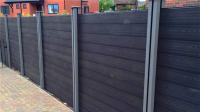 China Decorative Bar WPC Fencing Waterproof 21x157mm for Hotel Outdoor Use for sale
