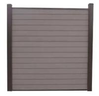 China Eco Recycled WPC Fencing Anti Termite for Farm Boundary 21x157mm Custom Length for sale
