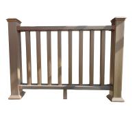 China Eco Recycled WPC Fencing Anti Termite for Farm Boundary 21x157mm Custom Length for sale