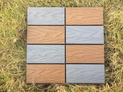 China Wholesale DIY WPC Deck Tiles 30x30cm Durable Outdoor Flooring for Residential Use for sale
