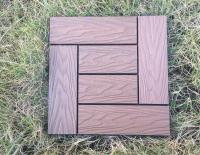 China Wholesale DIY WPC Deck Tiles 30x30cm Durable Outdoor Flooring for Residential Use for sale