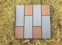 China Wholesale DIY WPC Deck Tiles 30x30cm Durable Outdoor Flooring for Residential Use for sale