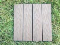 China Wholesale DIY WPC Deck Tiles 30x30cm Durable Outdoor Flooring for Residential Use for sale