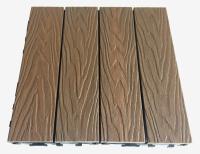 China Self Locking WPC Deck Tiles 30x30cm for Garden No Tools Bug Resistant for sale