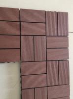 China 30x30cm Interlocking WPC Deck Tiles DIY Patio Flooring for Outdoor Spaces for sale