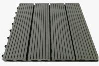 China 30x30cm Interlocking WPC Deck Tiles DIY Patio Flooring for Outdoor Spaces for sale