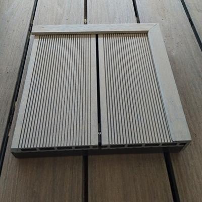 China WPC Composite Decking Anti-Slip Brushed Surface 140x23mm for Outdoor Parks for sale