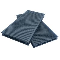 China WPC Composite Decking Anti-Slip Brushed Surface 140x23mm for Outdoor Parks for sale