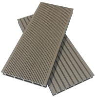 China WPC Composite Decking Anti-Slip Brushed Surface 140x23mm for Outdoor Parks for sale