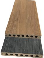 China Co-Extrusion WPC Decking 21x145mm Waterproof Wood Plastic Composite Flooring for sale