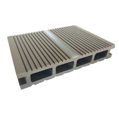 China Co Extrusion WPC Noctilucent Decking 23x138mm Outdoor Wood Plastic Composite Floor for sale