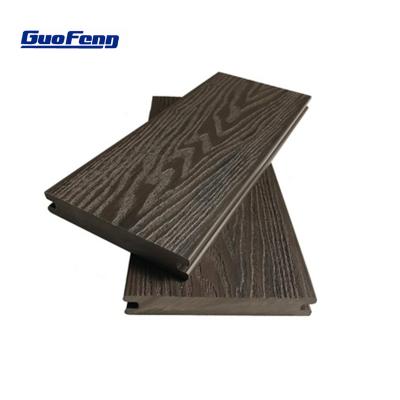 China Outdoor Cheap Co Extrusion Plastic Wood Composite Decking WPC Flooring for sale