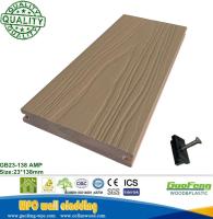 China Co-extruded WPC Decking UV Resistant Waterproof Outdoor Flooring 140mm for sale