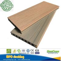 China Co-Extrusion Wood Plastic Composite Decking 140mm Waterproof Outdoor Flooring UV Resistant for sale