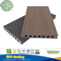 China HDPE Wood Plastic Composite Decking Wood Texture Easy Install CE FSC 140x23mm for sale
