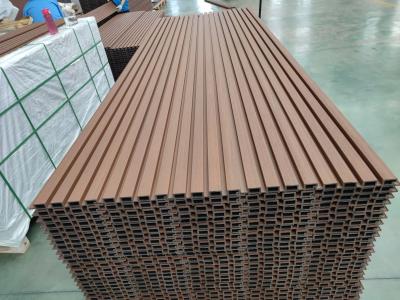China 26mm Outdoor WPC Wall Cladding UV2000 Certified HDPE Wood Plastic Composite for sale