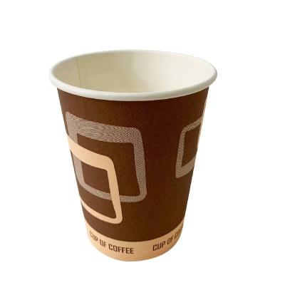 China 8 Oz Custom Insulated Disposable Coffee Cups Single Wall PE Coating for sale
