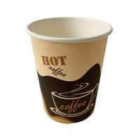 China Multi Size 7 Oz Takeaway Coffee Cups Waterproof PE Coating Custom Printed for sale