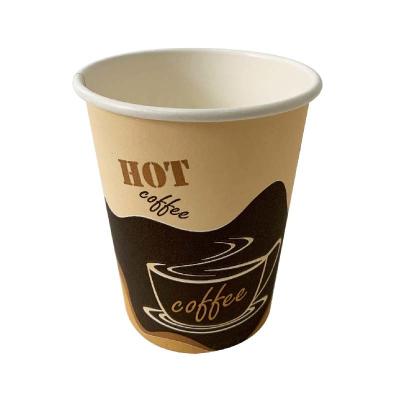China Multi Size 7 Oz Takeaway Coffee Cups Waterproof PE Coating Custom Printed for sale