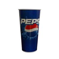 China Compostable 22 Oz Paper Cups Water Based Lined Disposable Cold Drink Paper Cup for sale