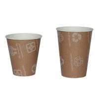 China 12 Oz Custom Disposable Coffee Cups Water Based Compostable Plastic Free for sale