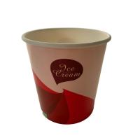 China Eco Friendly 7 Oz Disposable Ice Cream Bowls Custom Print Aqueous Lining for sale