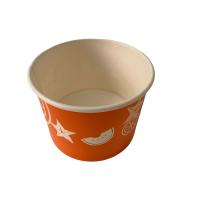 China 7 Oz Paper Ice Cream Cup Wood Pulp Food Grade PE Coated Paper Cup for sale