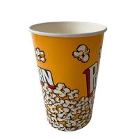 China 46 Oz Cinema Disposable Popcorn Cup Food Grade PE Coating Lightweight for sale