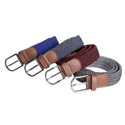 China Fashion Men's Casual Braided Elastic Stretch Belts Wholesale Belts for sale
