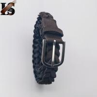 China High Quality Woven Braided Leather Waist Belt Suit For Unisex  Braided Belts for sale