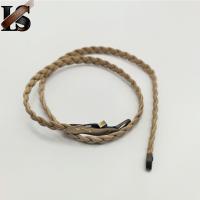 China High Quality Chriden Braided Elasticity Belt With Pin Buckle Woven Elastic Webbing Belt for sale
