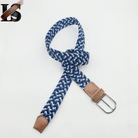 China Custom Elastic Elastic Stretch Belt for Unisex Braided Belts Casual Web Weave Knitted Belts for sale