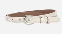 China Canvas Woven Belt, Leather Trim Belt, Silver Buckle, Stretch Belt, Two-Tone Casual Belt, Versatile Belt for Jeans for sale