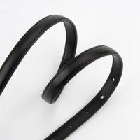 China Canvas Woven Belt, Leather Trim Belt, Silver Buckle, Stretch Belt, Two-Tone Casual Belt, Versatile Belt for Jeans for sale