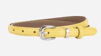 China Canvas Woven Belt, Leather Trim Belt, Silver Buckle, Stretch Belt, Two-Tone Casual Belt, Versatile Belt for Jeans for sale