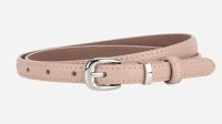 China Canvas Woven Belt, Leather Trim Belt, Silver Buckle, Stretch Belt, Two-Tone Casual Belt, Versatile Belt for Jeans for sale
