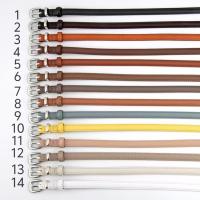 China Canvas Woven Belt, Leather Trim Belt, Silver Buckle, Stretch Belt, Two-Tone Casual Belt, Versatile Belt for Jeans for sale