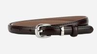 China Canvas Woven Belt, Leather Trim Belt, Silver Buckle, Stretch Belt, Two-Tone Casual Belt, Versatile Belt for Jeans for sale